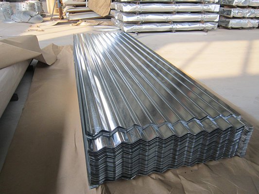 толщина 0.15-1.5mm гальванизировала рифлёный лист толя, ASTM A653
