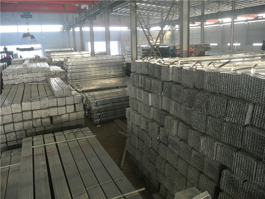 ST52, tuyaux d'acier d'ASTM A53 SHS ERW/SHS de faible diamètre ERW a soudé des tubes pour le mur rideau en verre