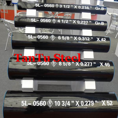 Tuyau d'acier d'api 5L ERW 610 (24") x 6,4 gr. X60 par Tantu