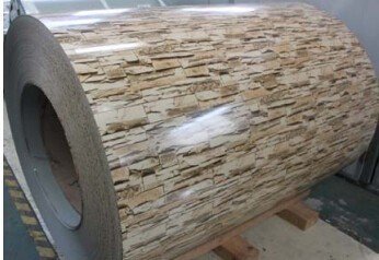 Catégorie en acier galvanisée enduite d'une première couche de peinture granuleuse en pierre love de bobine/ppgi/SGCC Q235