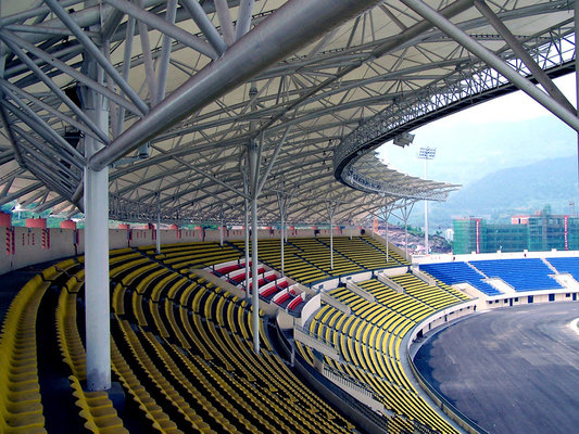 Estadio adoptado braguero del palmo grande de las fabricaciones de la estructura de acero de la tubería de acero
