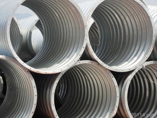 Le nouveau tuyau d'acier de matériaux, tuyau d'acier ondulé s'est appliqué à la construction de route