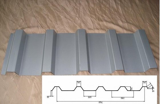 Trapezoides vorgestrichenes Überdachungsblatt, galvanisiertes Stahlwellblech rostfest