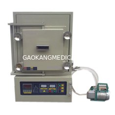 China 1200 VACUUM ATMOSPHERE MUFFLE/tube furnace for powder materials, vacuum atmosphere muffle furnace with sealed working zo supplier