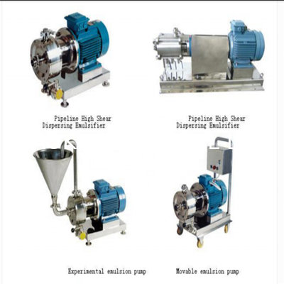 emulsion pump honey mixer high speed shear disperser laboratory vacuum mixer cosmetic mini homogenizer supplier