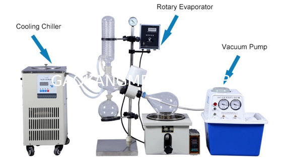 Essential Oil Distillation Vacuum Chiller Rotary Evaporator Price supplier