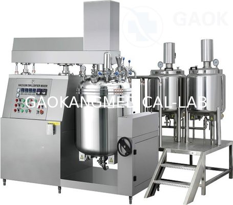 Super 50L Vacuum Homogenizer Mixer / Face Cream Vacuum Emulsifying Machine / Cosmetic Mixing Tank Equipment Homogen supplier
