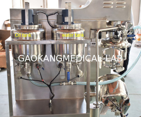 Super 50L Vacuum Homogenizer Mixer / Face Cream Vacuum Emulsifying Machine / Cosmetic Mixing Tank Equipment Homogen supplier