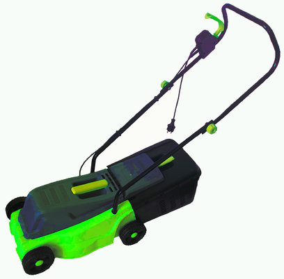 36cm 1500w Garden Electric Mowers Handle Angle Adjustable Increase Fertility