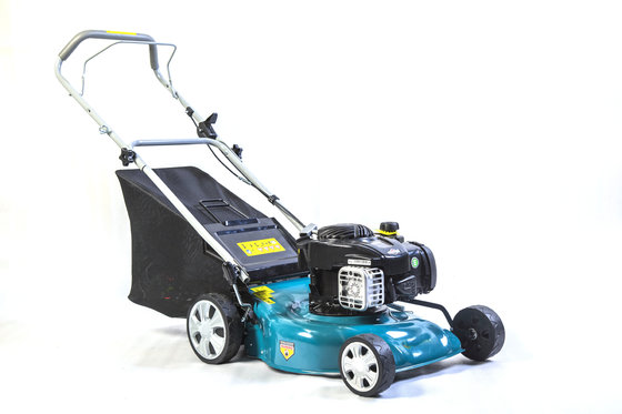 Gasoline lawn mower  / hand push - safe  140cc 18 Inch  / 55L