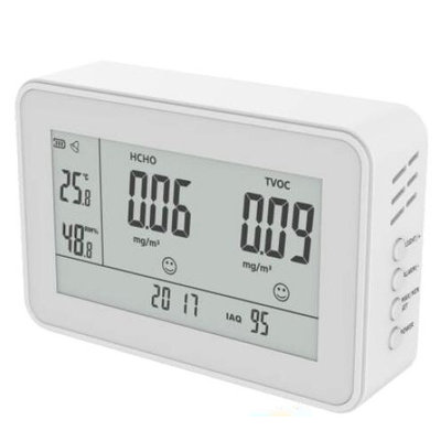 Air quality detector for CO2/TOVC/CH2O/PM2.5/PM10