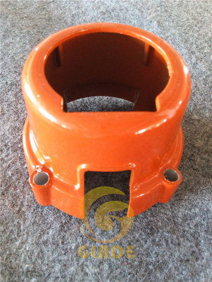 Orange Aluminiumkupplungs-Kappen-Bürsten-Schneider-Teile für Garten-Maschinerie