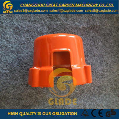 Orange Aluminiumkupplungs-Kappen-Bürsten-Schneider-Teile für Garten-Maschinerie