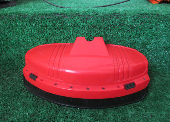 Roter Bürsten-Schneider zerteilt hohen starken Härte-Gras-Trimmer-Gras-Fender