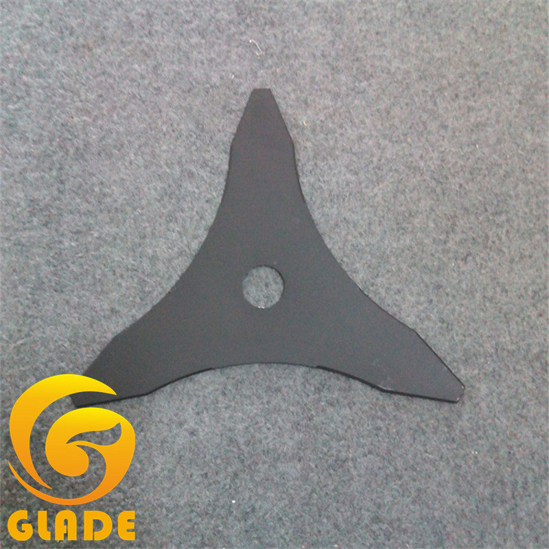 Die Treibstoff-Bürsten-Schneider-Teile 3 Zähne bedecken inneren Durchmesser des Trimmer-Blatt-25.5mm 10000r/Minute mit Gras