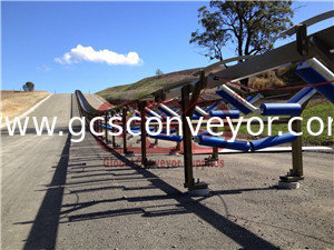carrier idler roller round frame bracket/offer conveyor carrier idler; torugh idler offer conveyor carrier idler; torugh