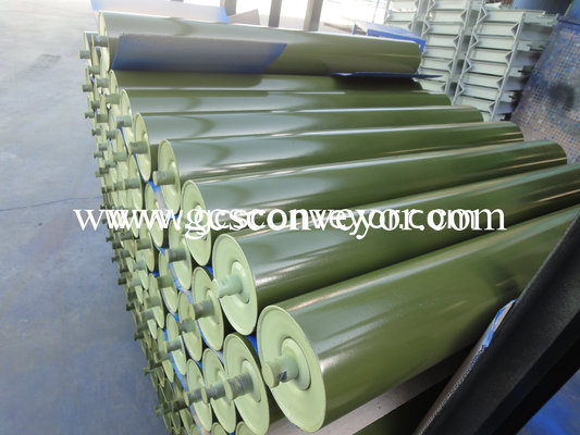 heavy duty conveyor mining idler/ Belt conveyor idler HDPE UHMWPE roller set/Carrier roller manufacturers carrying trans
