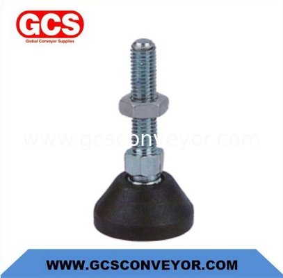 Conveyor, recycle trolleyadjustable feet stand with round botto/adjustable feet stand with round bottom buried mouth foo