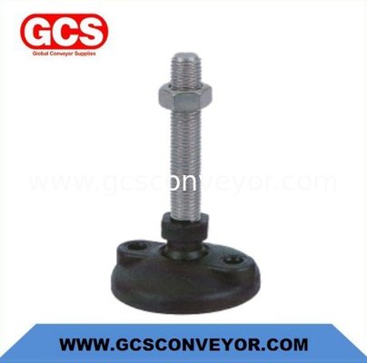 Conveyor, recycle trolleyadjustable feet stand with round botto/adjustable feet stand with round bottom buried mouth foo