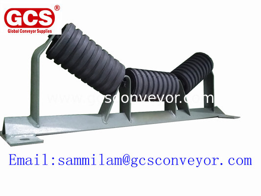 Mine Belt Conveyor Outdoor Impact Disc Rubber Flat Rubber HDPE Poly Steel Stainless Steel Trough Carry Return Roller Wei
