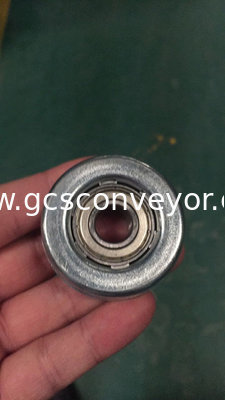 GCS roller skate wheel/50*50Rubberized Fulai Wheel /galvanized Fulai wheel/Track FlowConveyor, recycle trolley