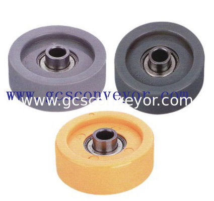 Customizable industry roller-skate-wheel/GCS roller skate wheel/50*50Rubberized Fulai Wheel /galvanized Fulai wheel
