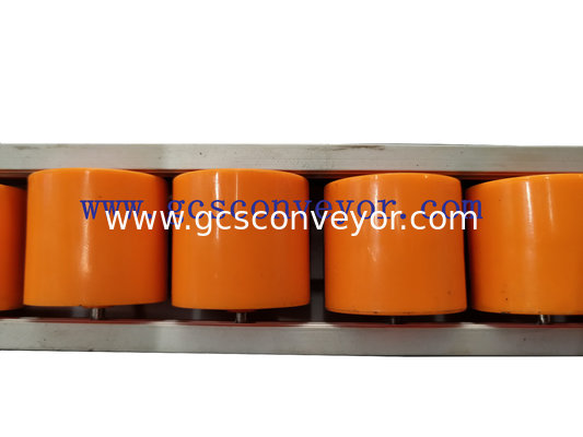 Heavy machinery Metal frame skate wheel track roller conveyor