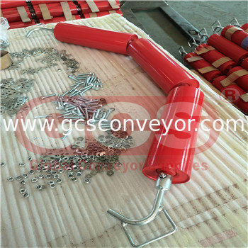 Belt Conveyor Roller Q235 Steel Conveyor Idler Suspension Roller with Hook Roller Set
