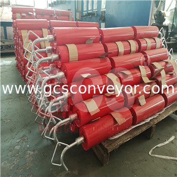 Belt Conveyor Roller Q235 Steel Conveyor Idler Suspension Roller with Hook Roller Set