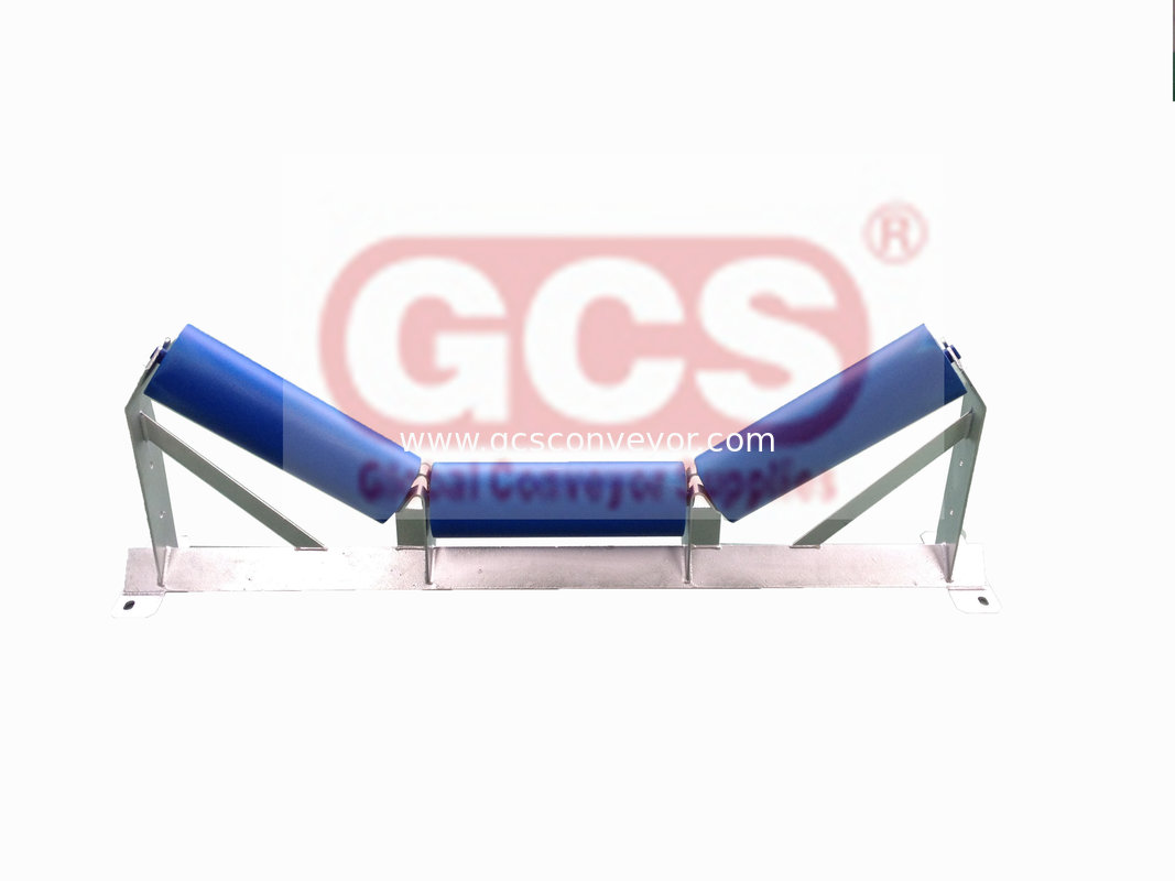 heavy duty conveyor mining idler trough grooved conveyor rollerConveyor Rubber Coated /carrying /return/trough Idler Rol