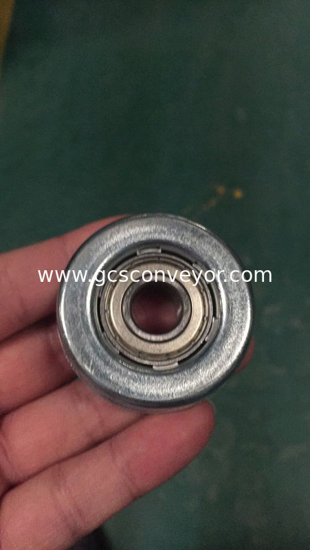 GCS roller skate wheel/50*50Rubberized Fulai Wheel /galvanized Fulai wheel/Track FlowConveyor, recycle trolley