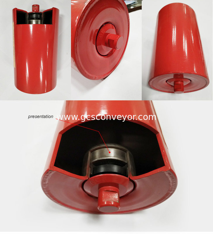 conveyor idler rollerExcellent quality Troughed Carrying Aligning support roller idler for conveyor belt conveyor idler
