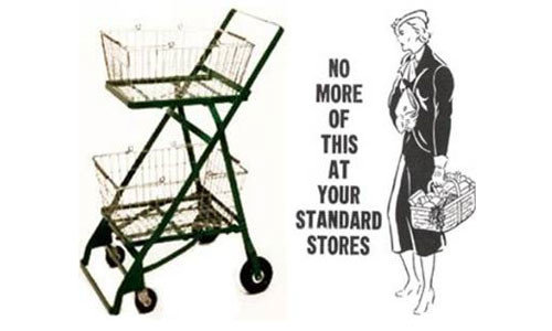 Shopping carts were ignored in their infancy