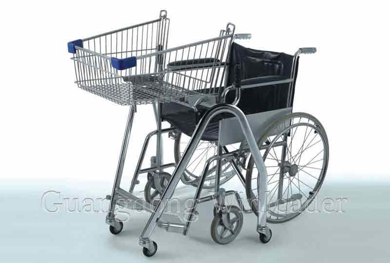 YLD-BT065-1S Airport Shopping Trolley plastic wheeled shopper wheeled shopper factory
