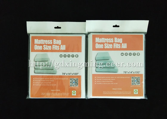 LDPE Queen Mattress Plastic Packing  Moving Bag Furniture Cover
