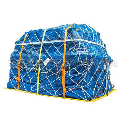 Plastic sheeting for covering cargo inside plane