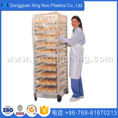Plastic polythene bags for food packaging