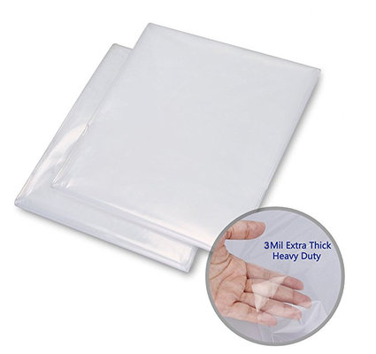 60 x 14 x 96 inch 3 Mil Sealable Heavy Duty Clear Mattress Bags
