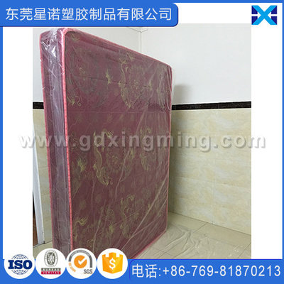 Plastic PE  Transparent Disposable Self-adhesive Mattress Bag