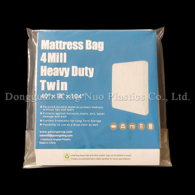 01 Style 4 Mil 40*18*104 inch Heavy Duty Twin Mattress Bag