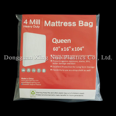 01 Style 4 Mil 60*16*104 inch Heavy Duty Queen Mattress Bag