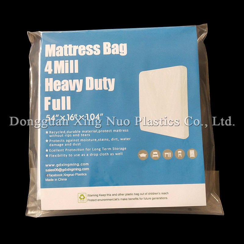 01 Style 4 Mil 54*16*104 inch Heavy Duty Full Mattress Bag