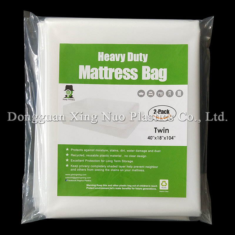 Customized Demand 03 Style 2 pack Heavy Duty 40*18*104 inch Twin Mattress Bag