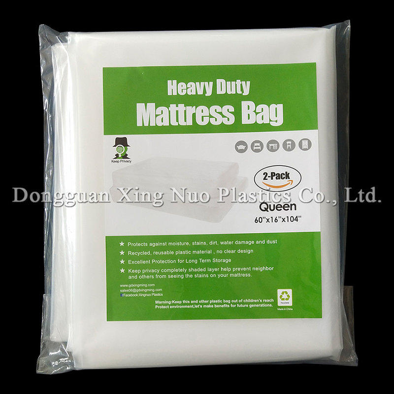 Customized Demand 03 Style 2 pack Heavy Duty 60*16*104 inch Queen Mattress Bag