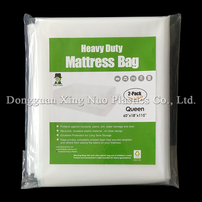 Customized Demand 03 Style 2 pack Heavy Duty 60*18*115 inch Queen Mattress Bag