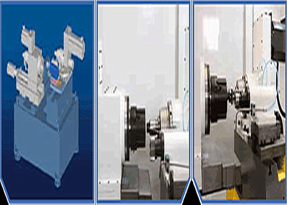 Industrial Whirlwind Gear CNC Mill Machine With Three Slider Slots High Efficiency supplier