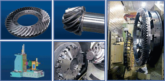 4 Servo Axis CNC Horizontal Spiral Bevel Gear Generator, Main Motor Power 22 Kw, High Speed supplier