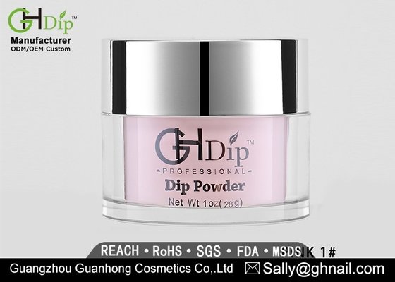 Durable 1 Oz French Manicure Dip Powder Acrylic Nails At Home Kit
