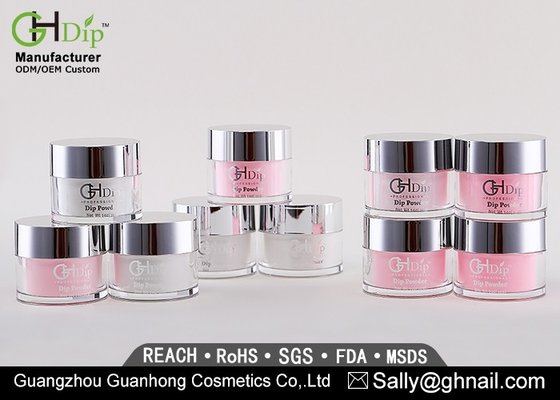 Durable 1 Oz French Manicure Dip Powder Acrylic Nails At Home Kit