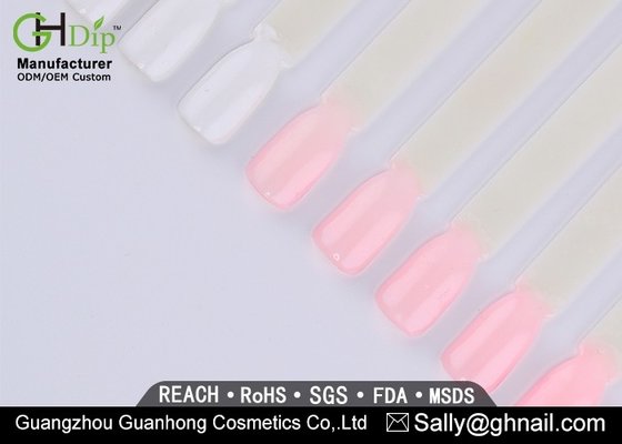 Durable 1 Oz French Manicure Dip Powder Acrylic Nails At Home Kit